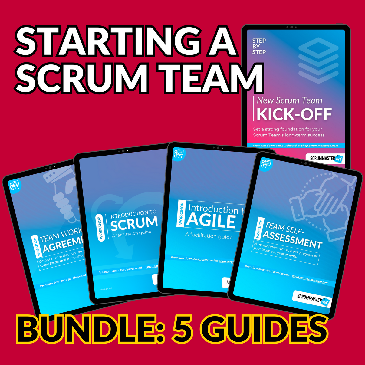 Bundle: Starting a New Scrum Team – ScrumMastered